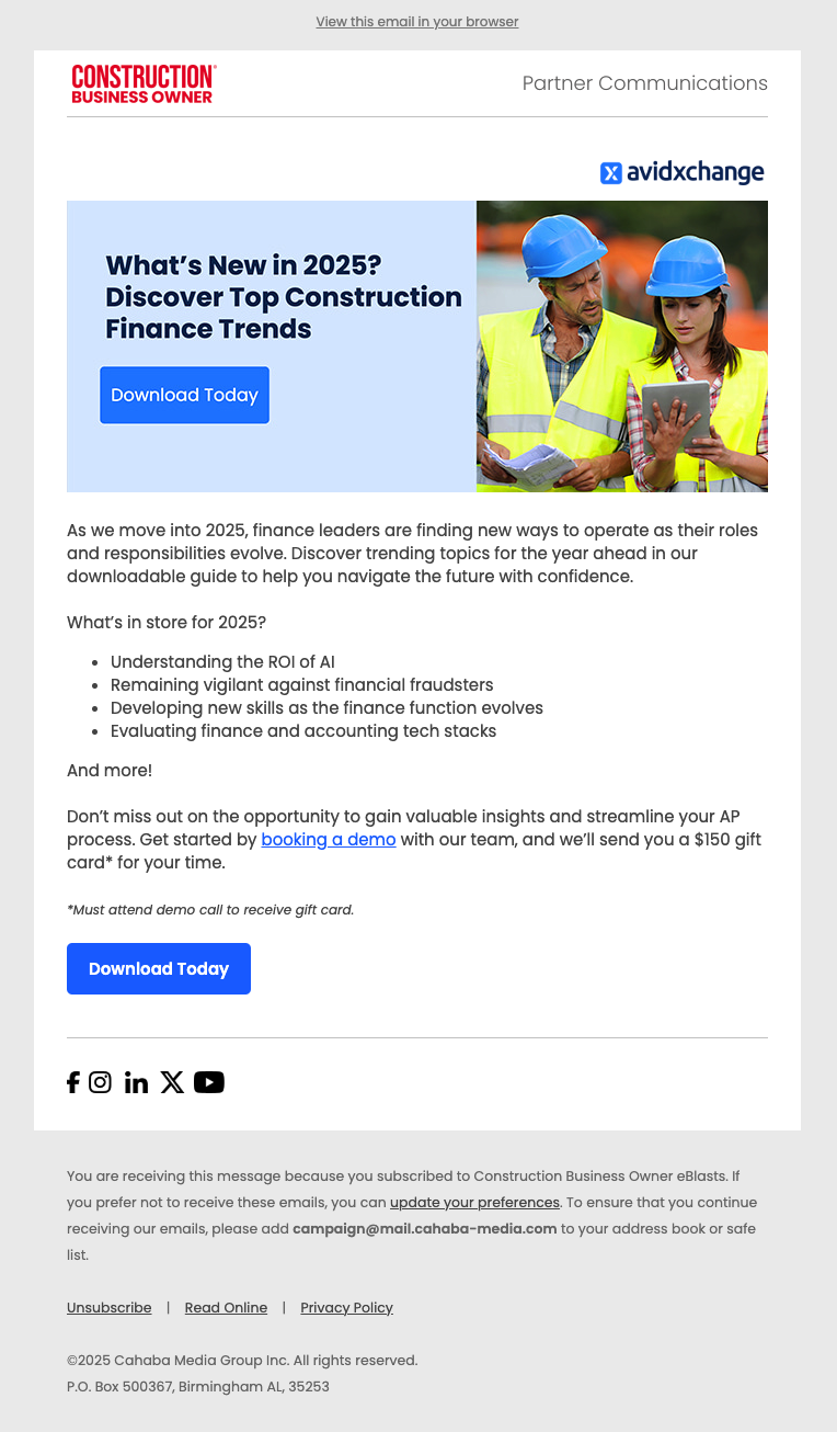Dedicated Sponsor Email Guidelines – Cahaba Media Group