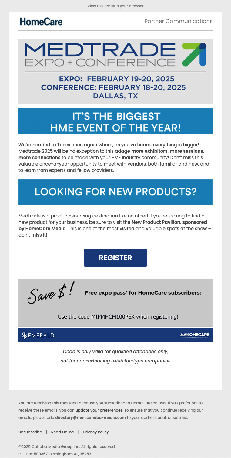 Dedicated Sponsor Email Guidelines – Cahaba Media Group